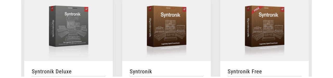 無料でも使えるソフトシンセIK Multimedia「Syntronik」レビューと使い方やセール情報！Free/通常版/Deluxeの違いも ...