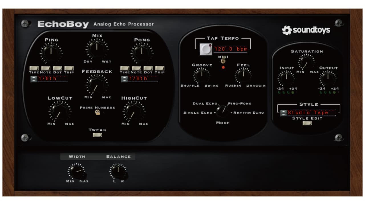 Soundtoys「EchoBoy」レビューと使い方やセール情報！ビンテージギアなど31スタイル多機能ディレイ | DTMer.info