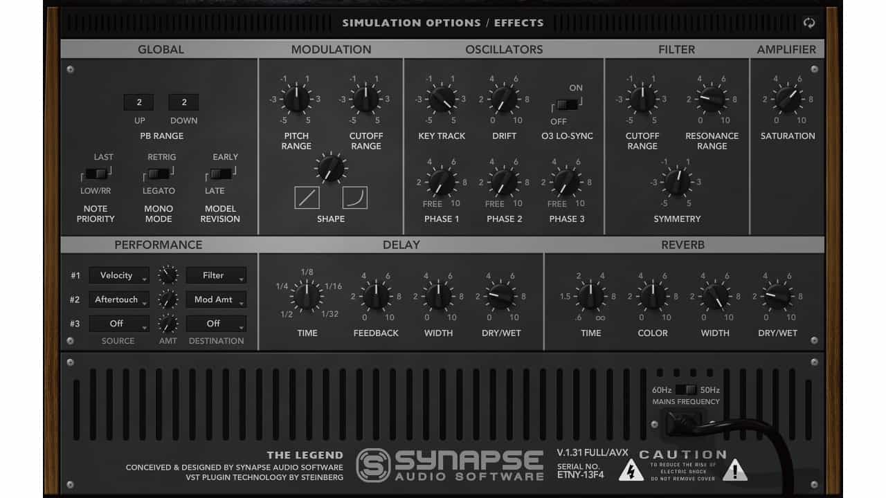 Synapse Audio「The Legend」レビューと使い方やセール情報！名機の太いサウンドソフトシンセ | DTMer.info